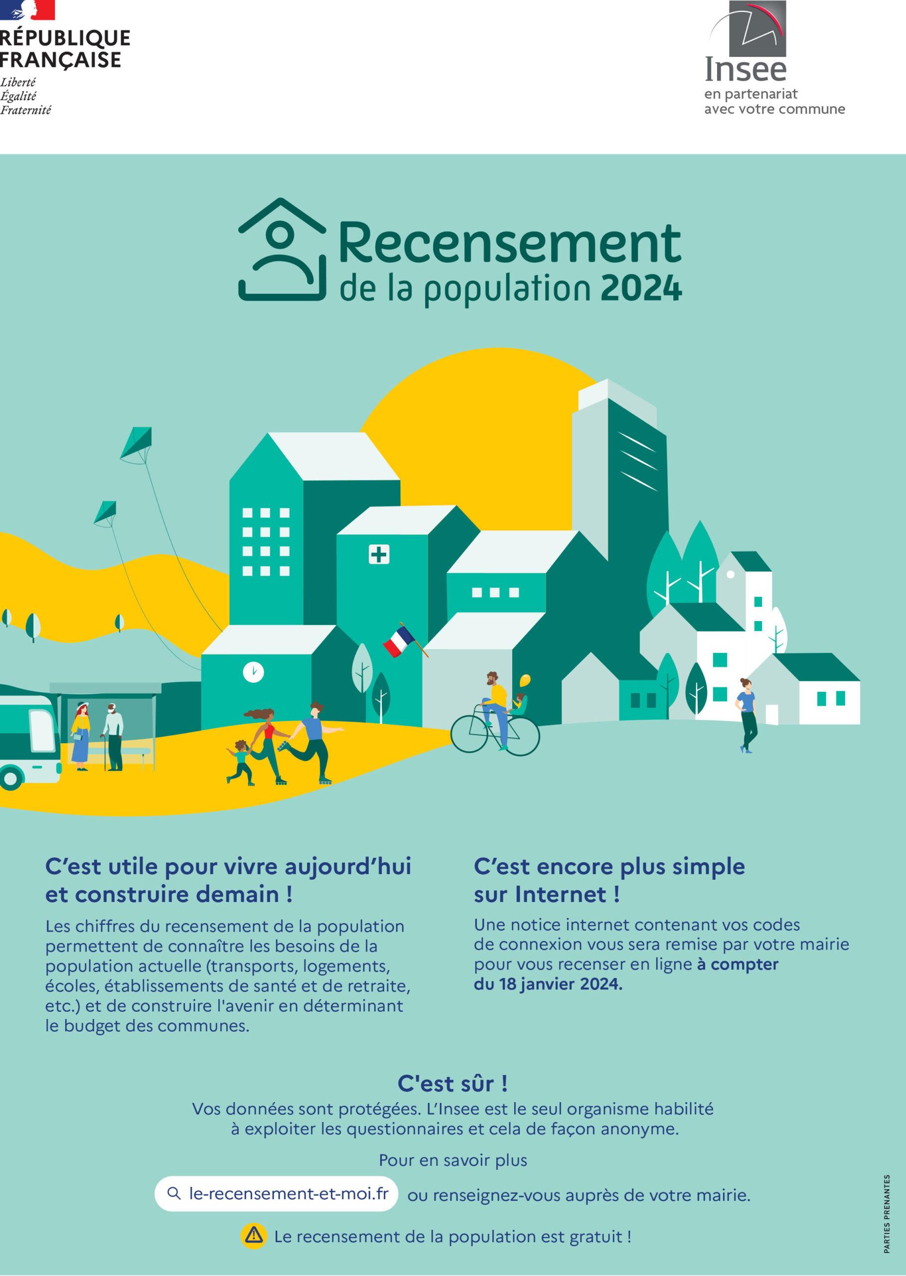 Informations Recensement 2024 - Balsieges